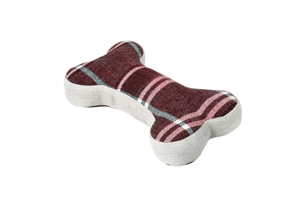 Pets.Love.Earth Premium Strip Plush Bone Toy | Pet Arabia