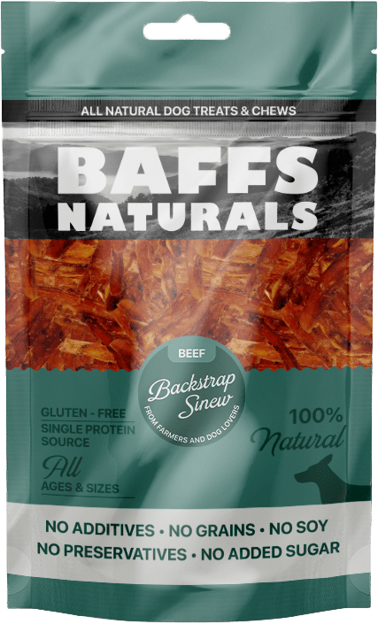 Baffs Naturals Beef Sinew 100+g | Pet Arabia